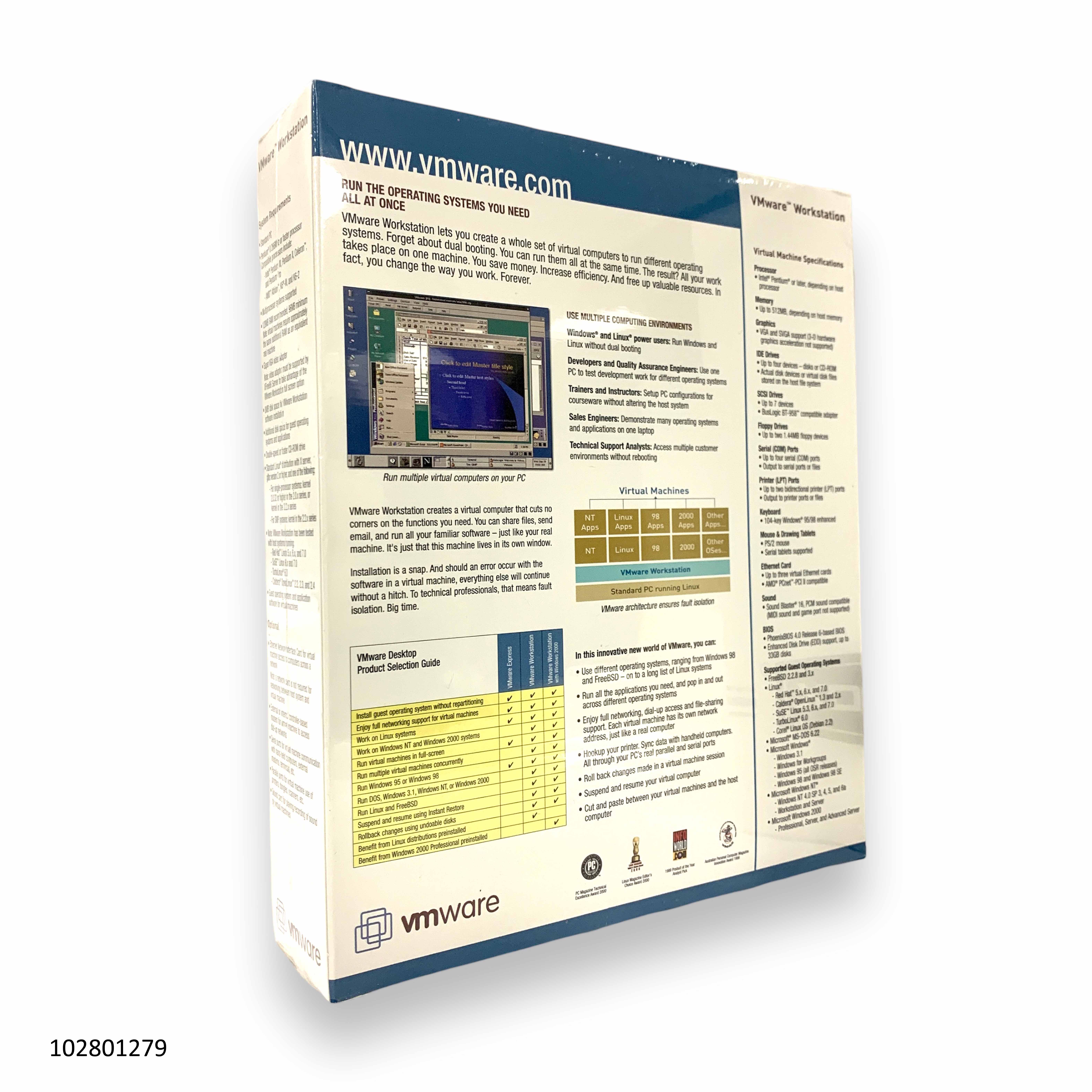 VMware Workstation 2.0 box | 102801279 | Computer History Museum