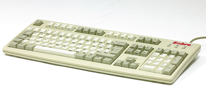 SABRE-labeled keyboard | 102798631 | Computer History Museum